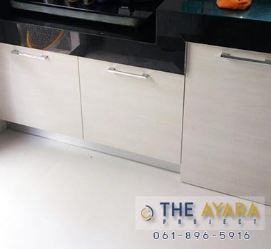 ครัวบิ้วอิน Built-in ครัวสำเร็จรูป โครงซีเมนต์บอร์ด กันน้ำ กันปลวก ...